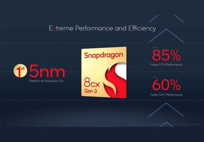 Qualcomm Snapdragon 8cx Gen 3 5nm Compute Platform