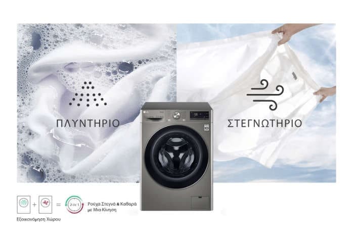ΟΛΟΚΛΗΡΩΜΕΝΕΣ ΛΥΣΕΙΣ ΠΛΥΣΗΣ ΚΑΙ ΣΤΕΓΝΩΜΑΤΟΣ ΡΟΥΧΩΝ ΑΠΟ ΤΗΝ LG