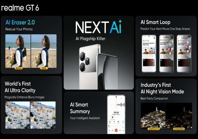 realme GT 6 Series: Το AI Smartphone της realme, με 5 νέες AI ...