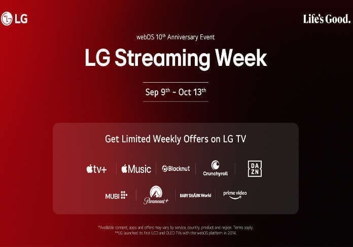 LG STREAMING WEEK: ΓΙΟΡΤΑΖΟΥΜΕ 10 ΧΡΟΝΙΑ WEBOS ΜΕ ΜΟΝΑΔΙΚΕΣ ΠΡΟΣΦΟΡΕΣ